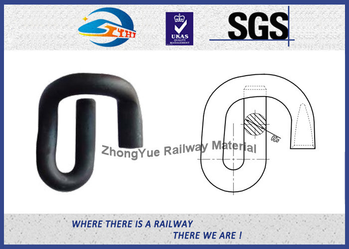 Pandrol E1609 E1809 E2055 E2091 Railway Elastic Rail Clips Railroad E ...