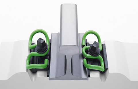 Steel Elastic Rail Clips With Plastic Dowel For Railway Fasteners SKL ...