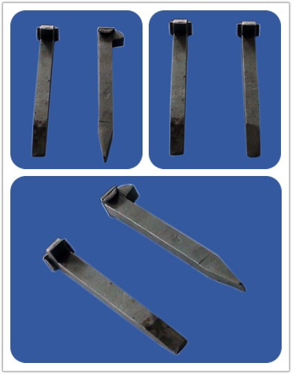 Galvanized Railway Boat Spike / Sleeper Spikes Balck Oxide Q235
