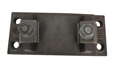 Cast Iron Base Plate QT400-15 Plain Railway Tie Plate Fastener Components