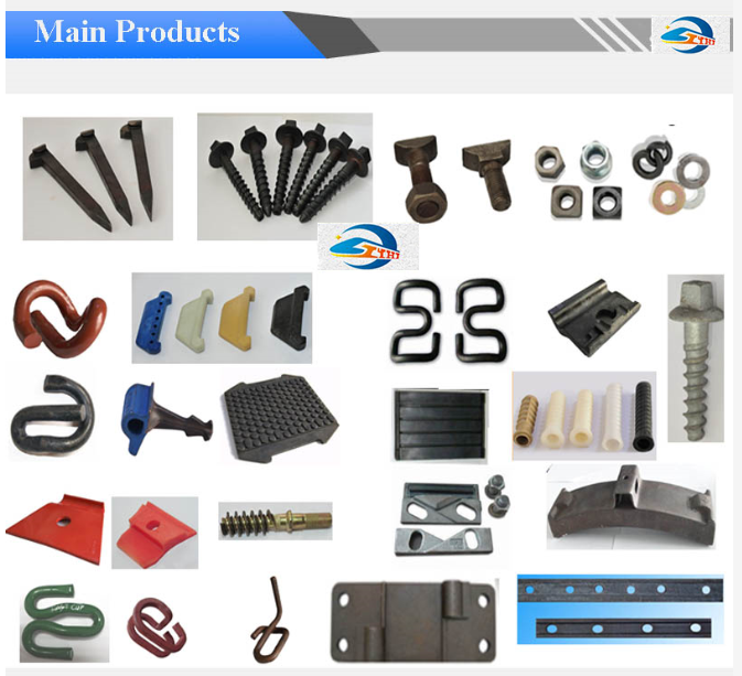 Plain Surface Cast Iron Rail Shoulder Embedded Part For Railway ...