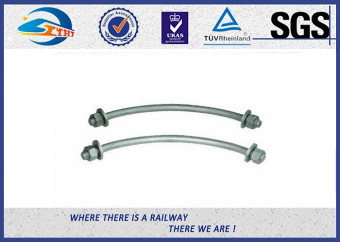 Galvanized Special Railway Sleeper Bolts And Nuts Square U Type