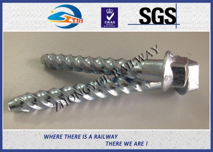 GB standard Hot-Dip Galvanized Spiral Spikes with 35# Steel for ...