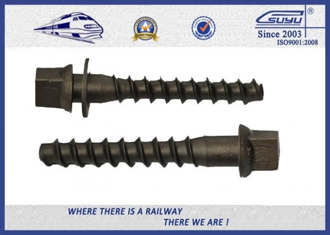 Ss8 Fe6 24Ø X 165mm Railway Sleeper Screws Spike With Retained Double ...
